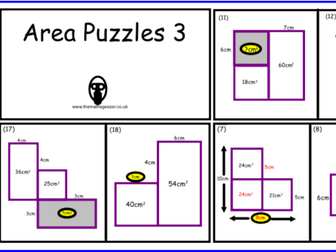 Area Puzzles Bundle (pdf) | Teaching Resources