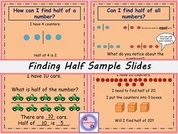 Finding half of an amount/money - Complete Lesson | Teaching Resources