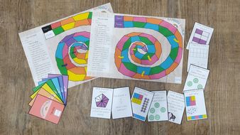 Tenths game (Year 3 Fractions) | Teaching Resources