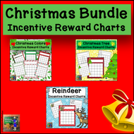 Christmas Incentive Reward Sticker Charts BUNDLE | Teaching Resources