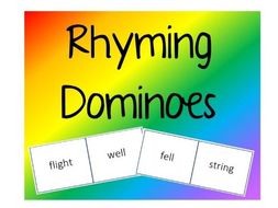 Rhyming Dominoes | Teaching Resources