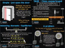 GCSE AQA Physics - Moments, Gear and Equilibrium | Teaching Resources