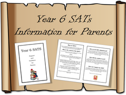 Year 6 SATs Information for Parents – letter, booklet | Teaching Resources