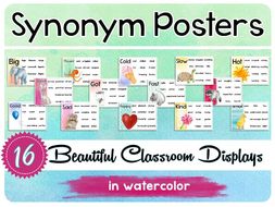 Synonym Posters - WOW Words - Vocabulary Boosters | Teaching Resources