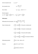 A-Level Maths: Formulas to Memorise | Teaching Resources