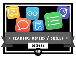 Reading Vipers / Skills Display and Resources | Teaching Resources