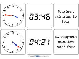 Time Matching Cards | Teaching Resources