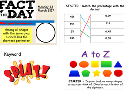Maths starter and plenary activities | Teaching Resources