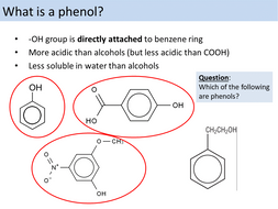 Phenol OCR A Level Chemistry | Teaching Resources