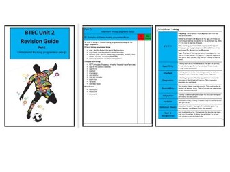 BTEC Sport L3 - Unit 2 Complete Revison notes/guides | Teaching Resources