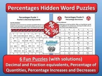 Maths Worksheets (Puzzles) by FullShelf - Teaching Resources - Tes