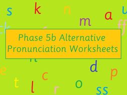 Phase 5b Alternative Pronunciations /a/ Worksheet | Teaching Resources