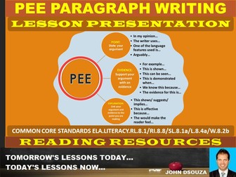READING FOR TEXT ANALYSIS LESSON PRESENTATIONS BUNDLE | Teaching Resources