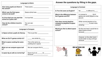 Space School Non-Chronological Report KS2 | Teaching Resources