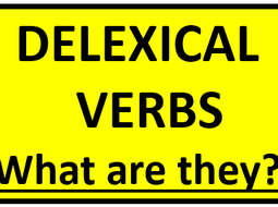 Delexical Verbs Lesson | Teaching Resources