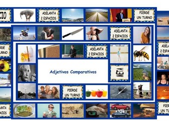 Comparative Adjectives 6 Spanish Photo Game Bundle | Teaching Resources