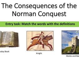 Consequences of the Norman Conquest | Teaching Resources