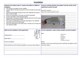 Physics Required Practical Worksheet Revision | Teaching Resources