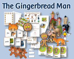 The Gingerbread Man resource pack: powerpoints display activities and ...