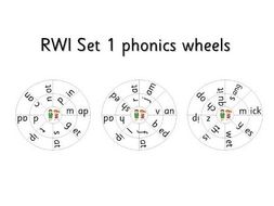 RWI Set 1 phonics wheels | Teaching Resources