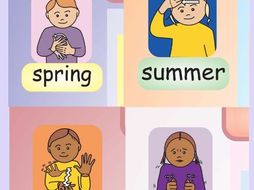 The 4 Seasons - BSL Signs and Rhyme | Teaching Resources