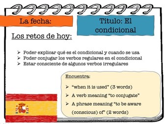 Spanish Conditional Tense Bundle (intro to regular conditional ...