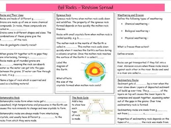 Forces Revision Spread | Teaching Resources