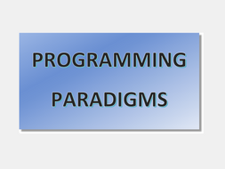 Advanced Higher Computing Science Programming Paradigms | Teaching ...