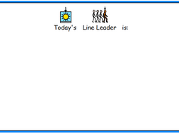 Line Leader Visual | Teaching Resources