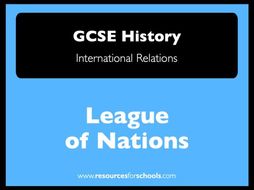 League of Nations: reasons for failure | Teaching Resources