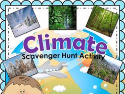 Climate Scavenger Hunt- An activity | Teaching Resources