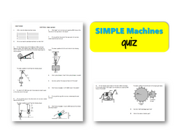 Simple MACHINES – Quiz | Teaching Resources