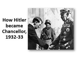 How Hitler became Chancellor, 1932-33 | Teaching Resources