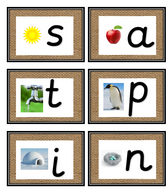 Hessian backed alphabet | Teaching Resources