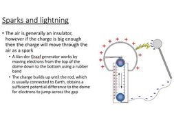 GCSE Science / Physics / (AQA P2) Static charges / electric fields ...