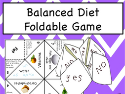 Balanced Diet Game | Teaching Resources