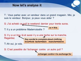 GCSE French higher role play practice | Teaching Resources