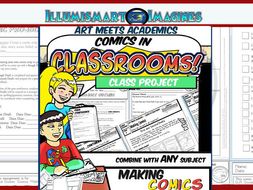 Comics in Classrooms Lesson: Making Comics Class Project | Teaching ...