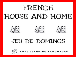 French house and home dominoes game LA MAISON | Teaching Resources