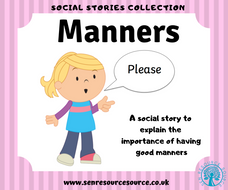Manners social story | Teaching Resources