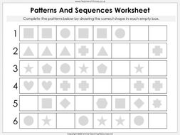 Patterns and Sequences - EYFS | Teaching Resources