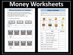 Money Worksheets - Entry Level 3 | Teaching Resources