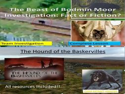 The Beast of Bodmin Moor + The Hound of Baskervilles | Teaching Resources