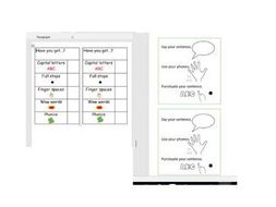 KS1 & EYFS sentence reminder checklists. | Teaching Resources