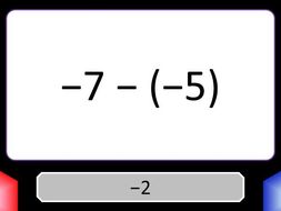 Directed Numbers - Adding & Subtracting - Blockbusters | Teaching Resources