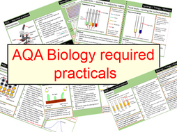 AQA Biology required practicals (ALL) by GuppyLii | Teaching Resources