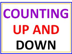 Counting Up And Down | Teaching Resources