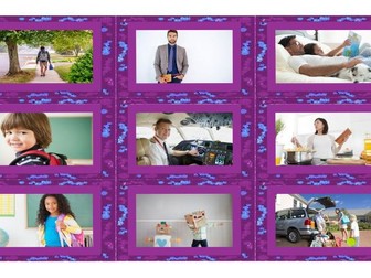 Past Simple Tense with Used To 6 English Legal Photo Game Bundle ...