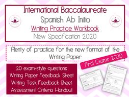 Spanish Ab Initio - Writing Practice Workbook - New Specification 2020 ...