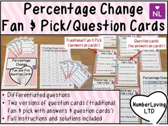 Maths Fan & Pick Question Cards Pack | Teaching Resources
